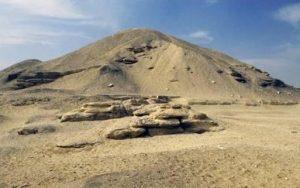 The White Pyramid of King Amenemhat II In Dahshur, Giza - Main ...